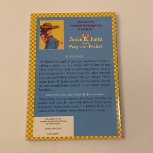 Book | Other | Junie B Jones Has A Peep In Her Pocket By Barbara Park ...